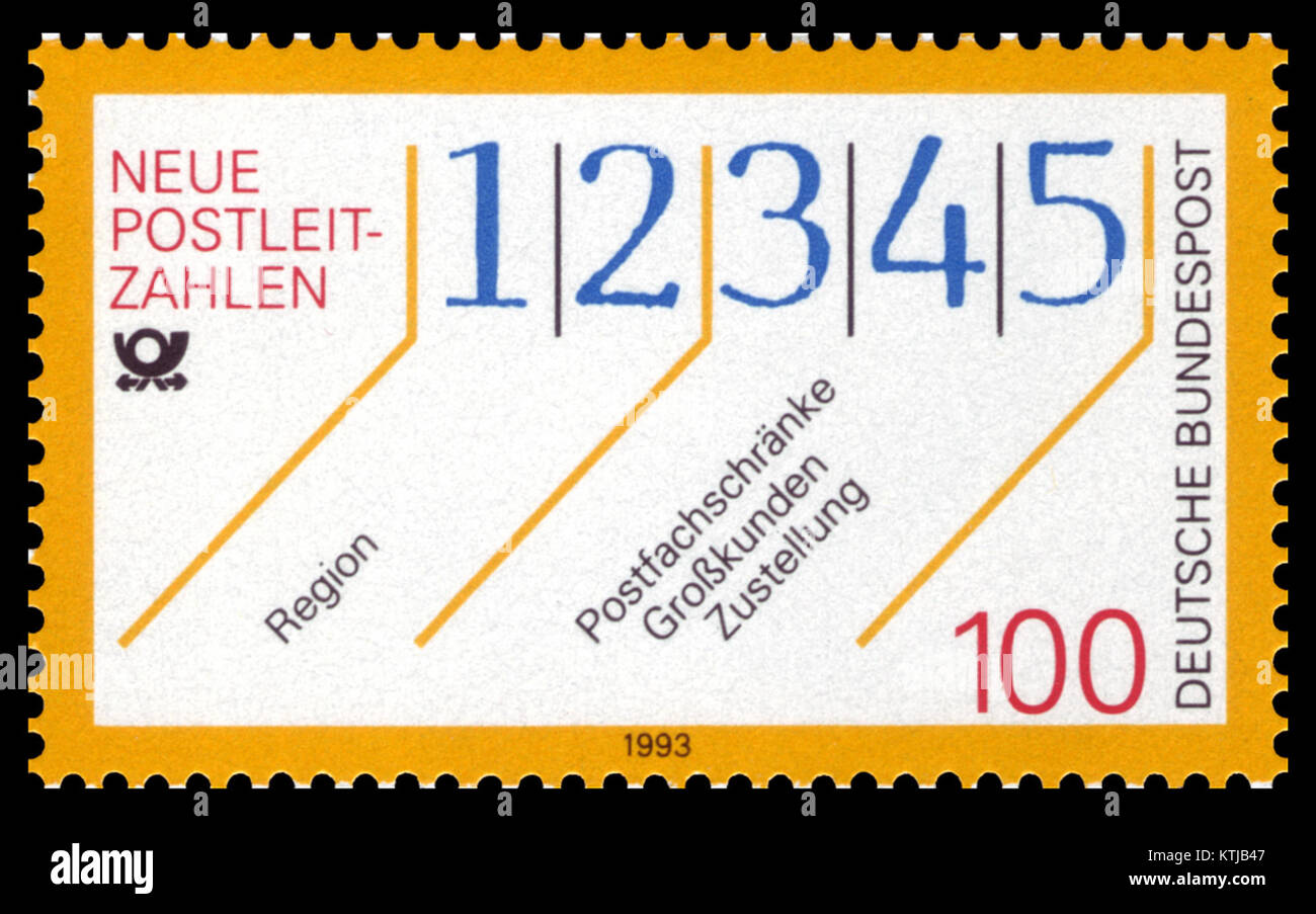 The 1993 edition of the Deutsche Bundespost (DBP) introduced new postal ...