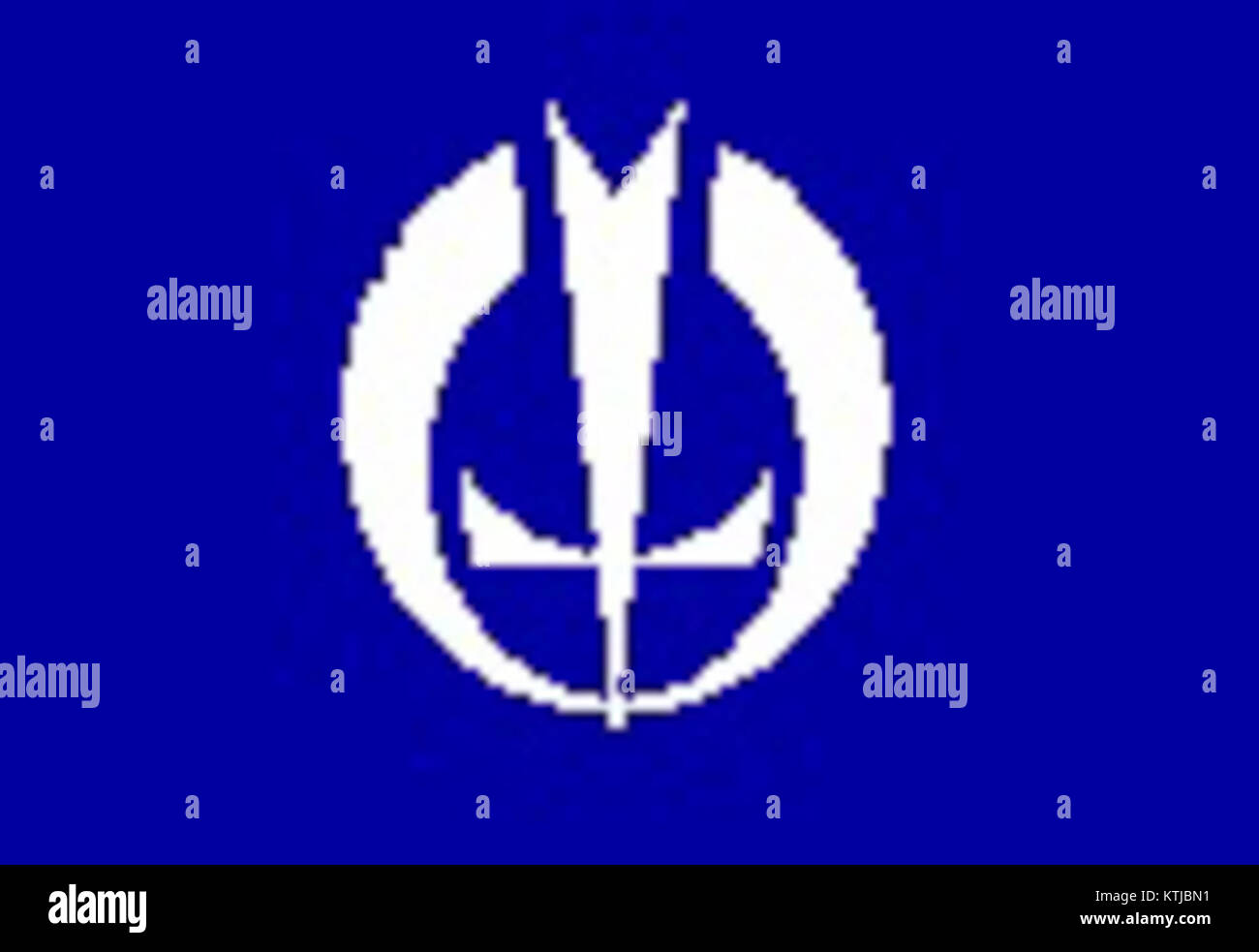 The Flag of Bicchu Okayama represents the region of Bicchu in Okayama ...