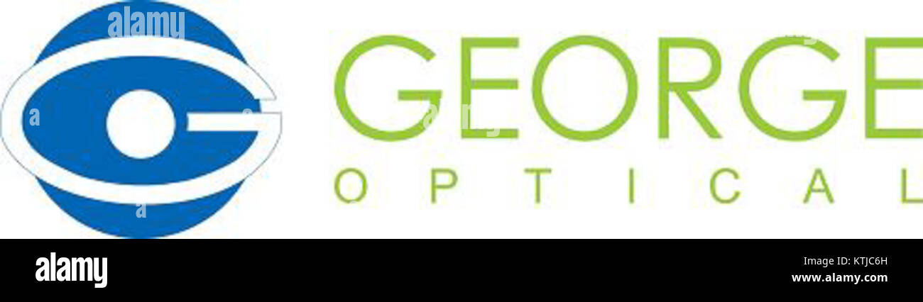 George optical logo Stock Photo - Alamy
