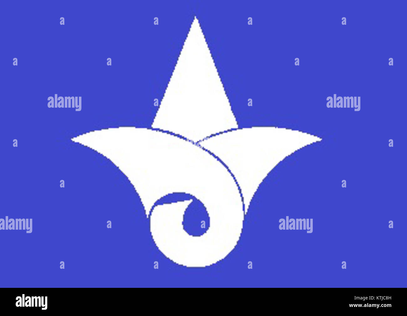 Flag of Yamada Iwate Stock Photo - Alamy
