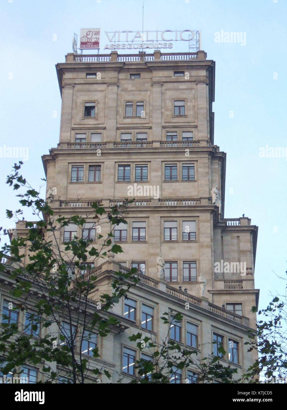 The Edificio Seguros Vitalicio in Barcelona is an architectural landmark, known for its ...
