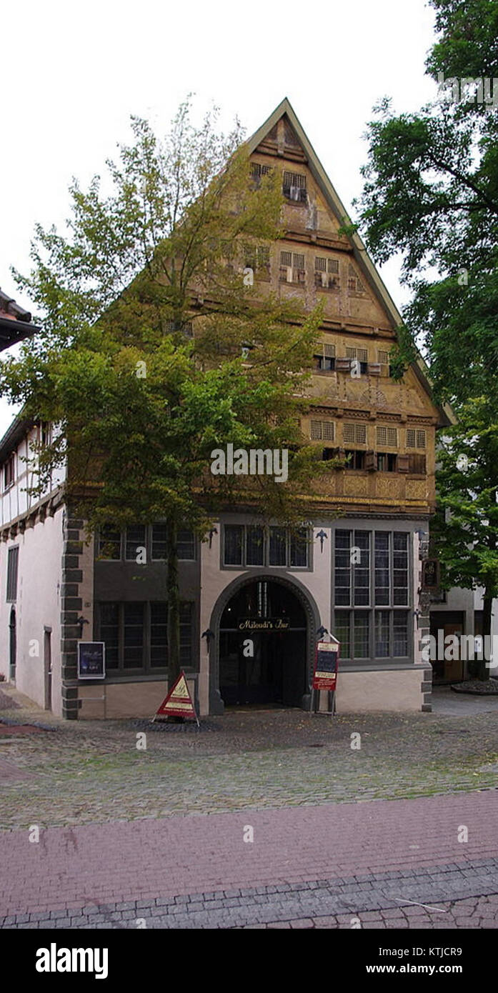 This photograph captures the town of Bad Salzuflen, Germany, on August ...