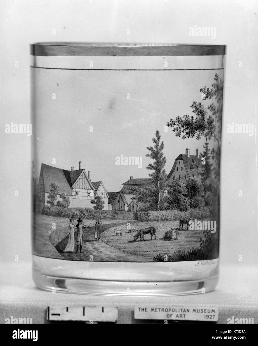 This beaker, part of the collection at the Metropolitan Museum of Art ...