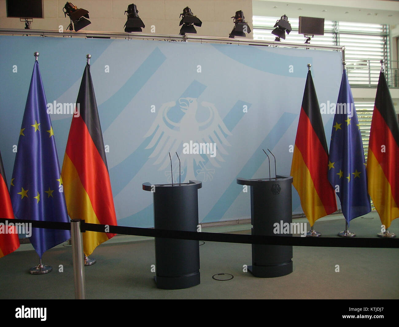 The Berlin Bundeskanzleramt (Federal Chancellery) is the official seat ...