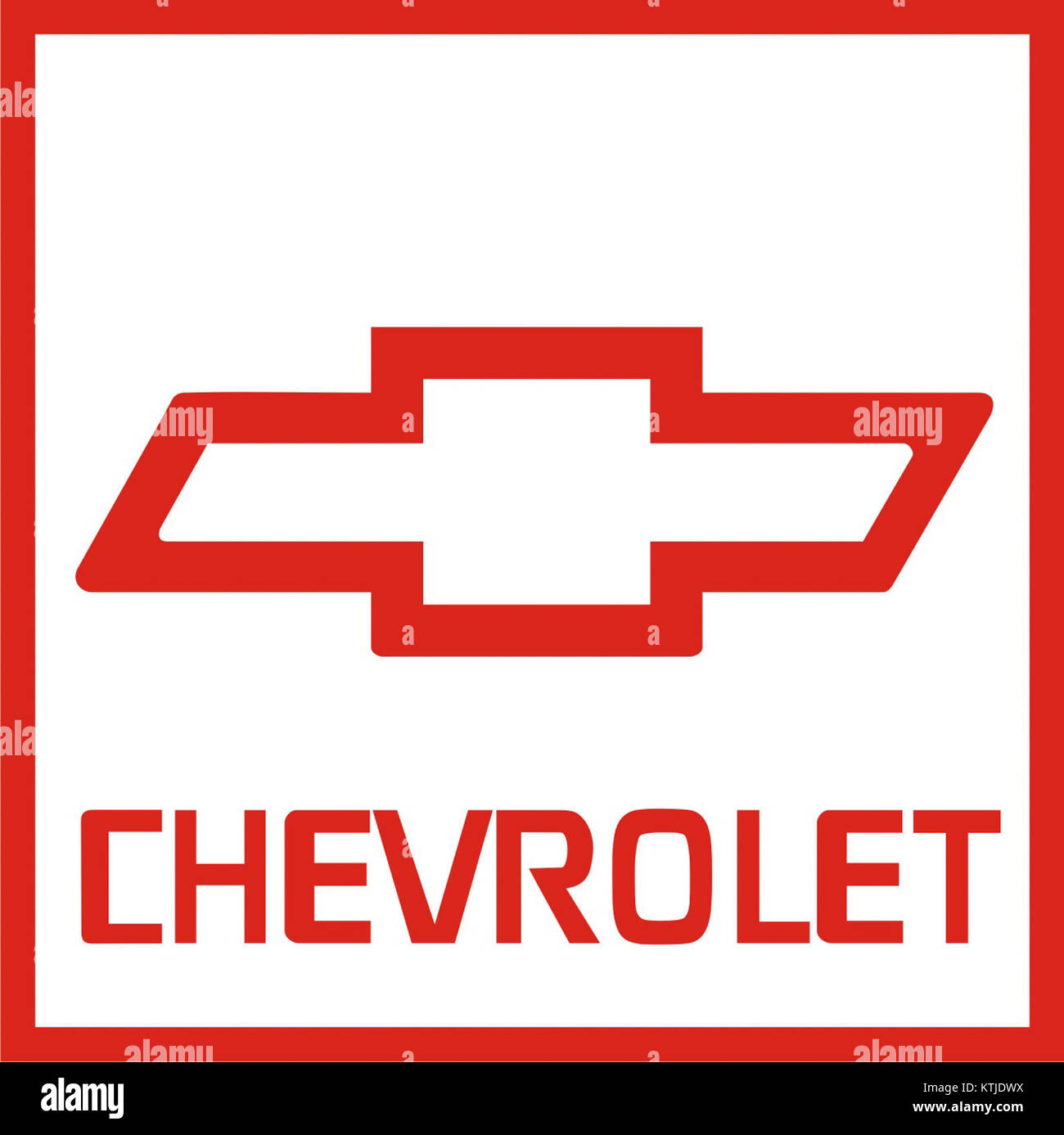 The Chevrolet logo, a recognizable symbol of the American automotive ...
