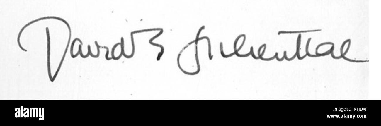 This item features the signature of David E. Lilienthal, an influential ...
