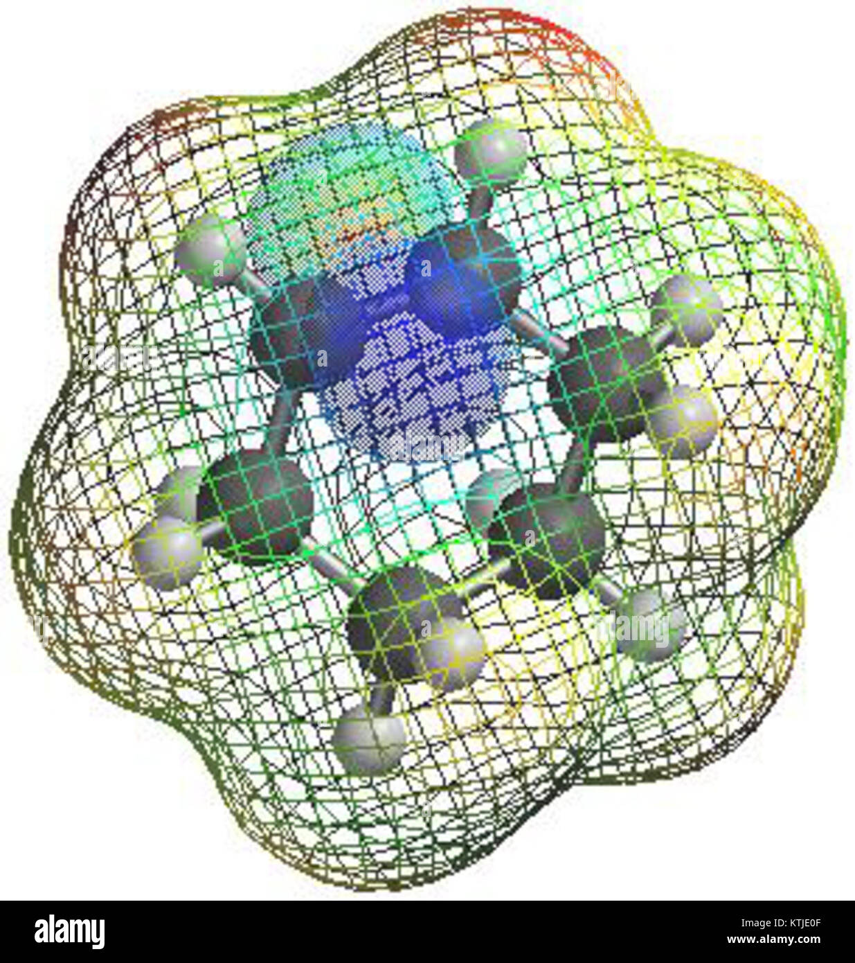 This 3D molecular structure represents cyclohexene, an organic compound ...