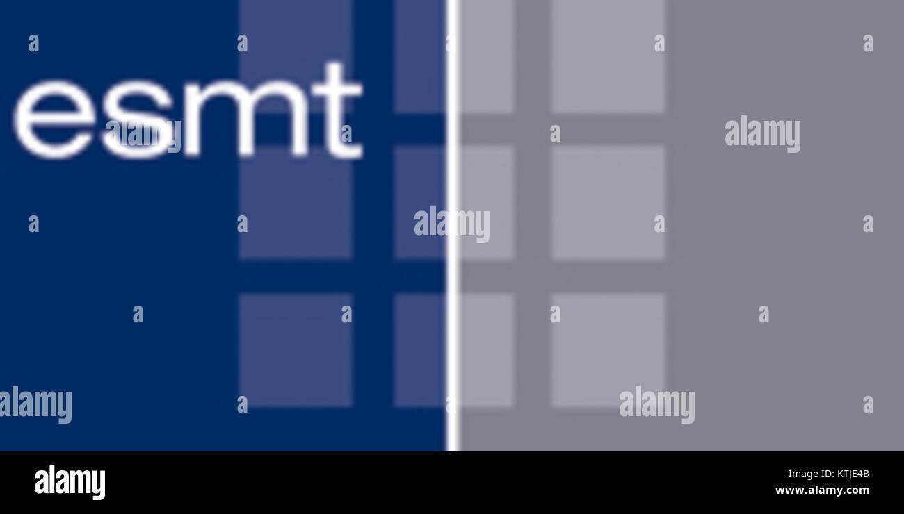 The logo of ESMT Berlin, a leading private business school located in ...