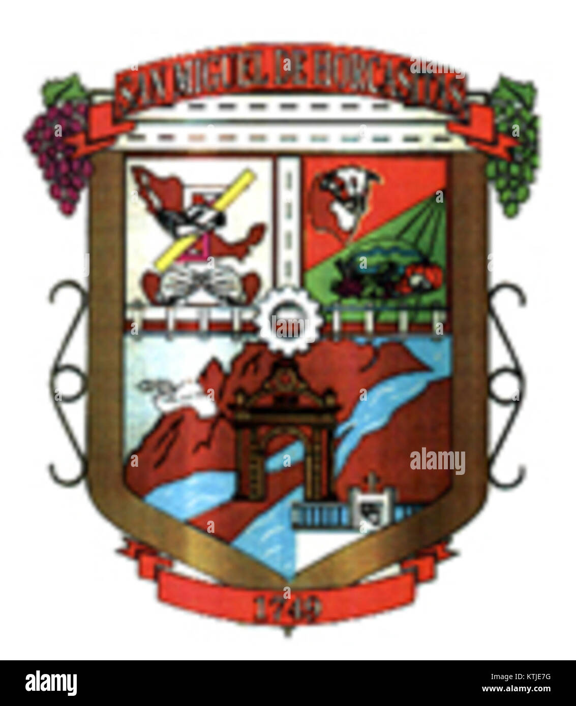 Escudo San Miguel de Horcasitas is the heraldic symbol of the town of ...