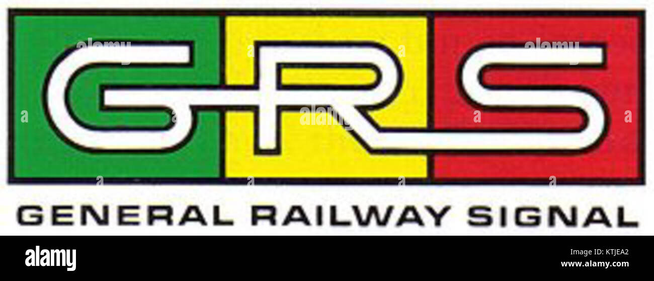 The GRS rail signal logo represents the branding and visual identity of ...