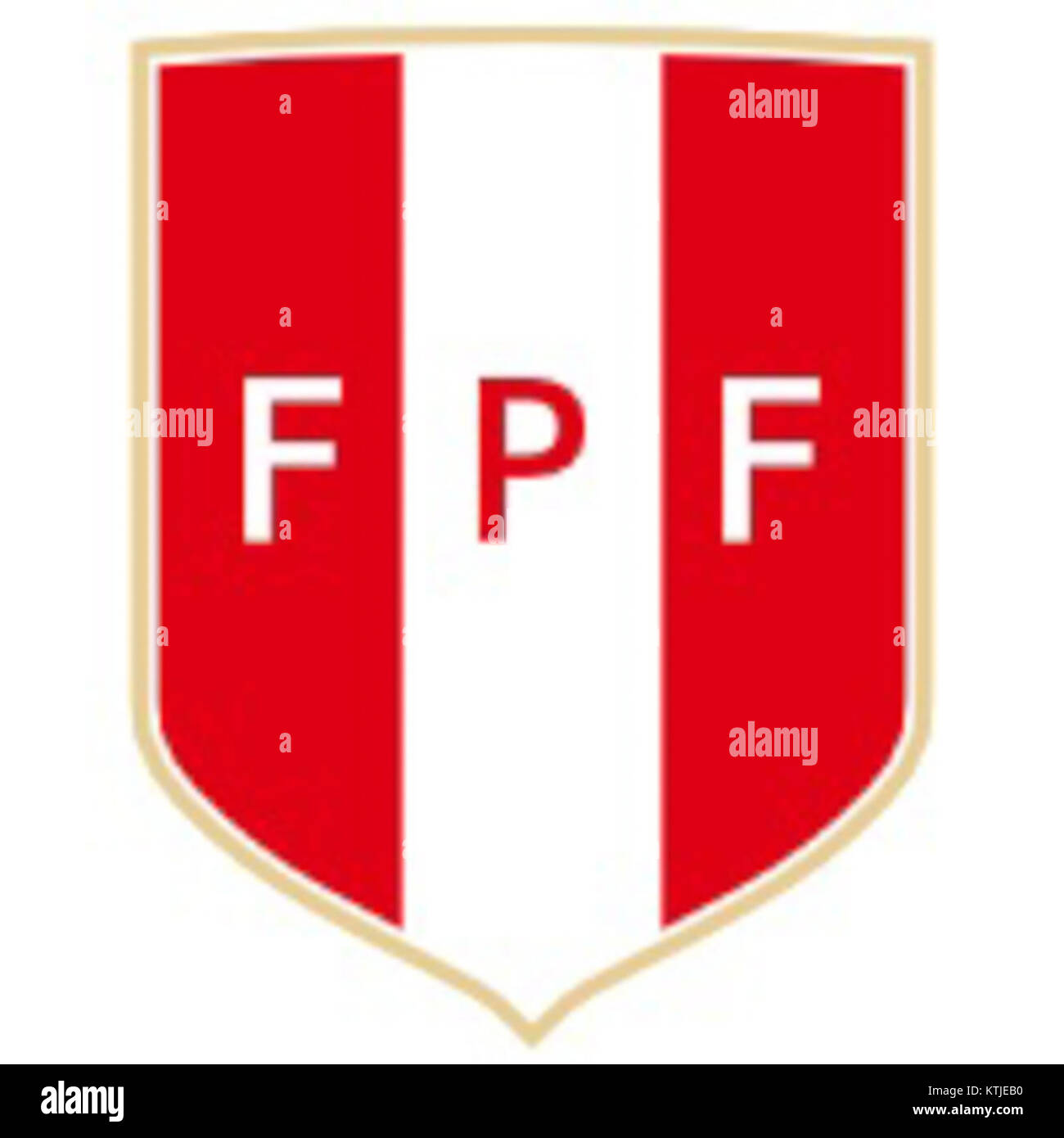 The logo of the Federación Peruana de Fútbol, representing Peru's ...