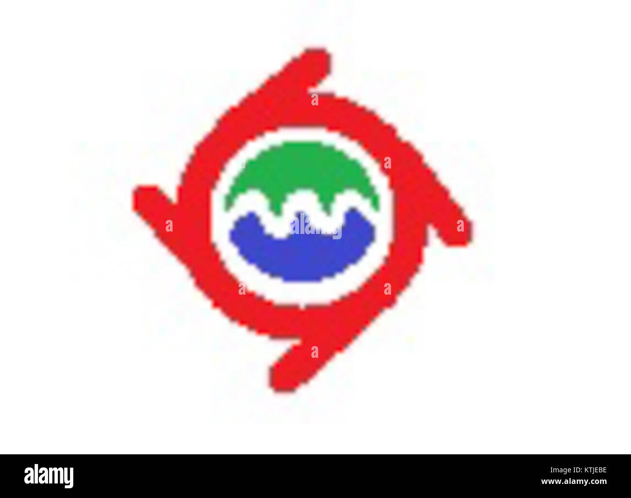 The flag of Chikura, located in Chiba Prefecture, Japan, represents the ...