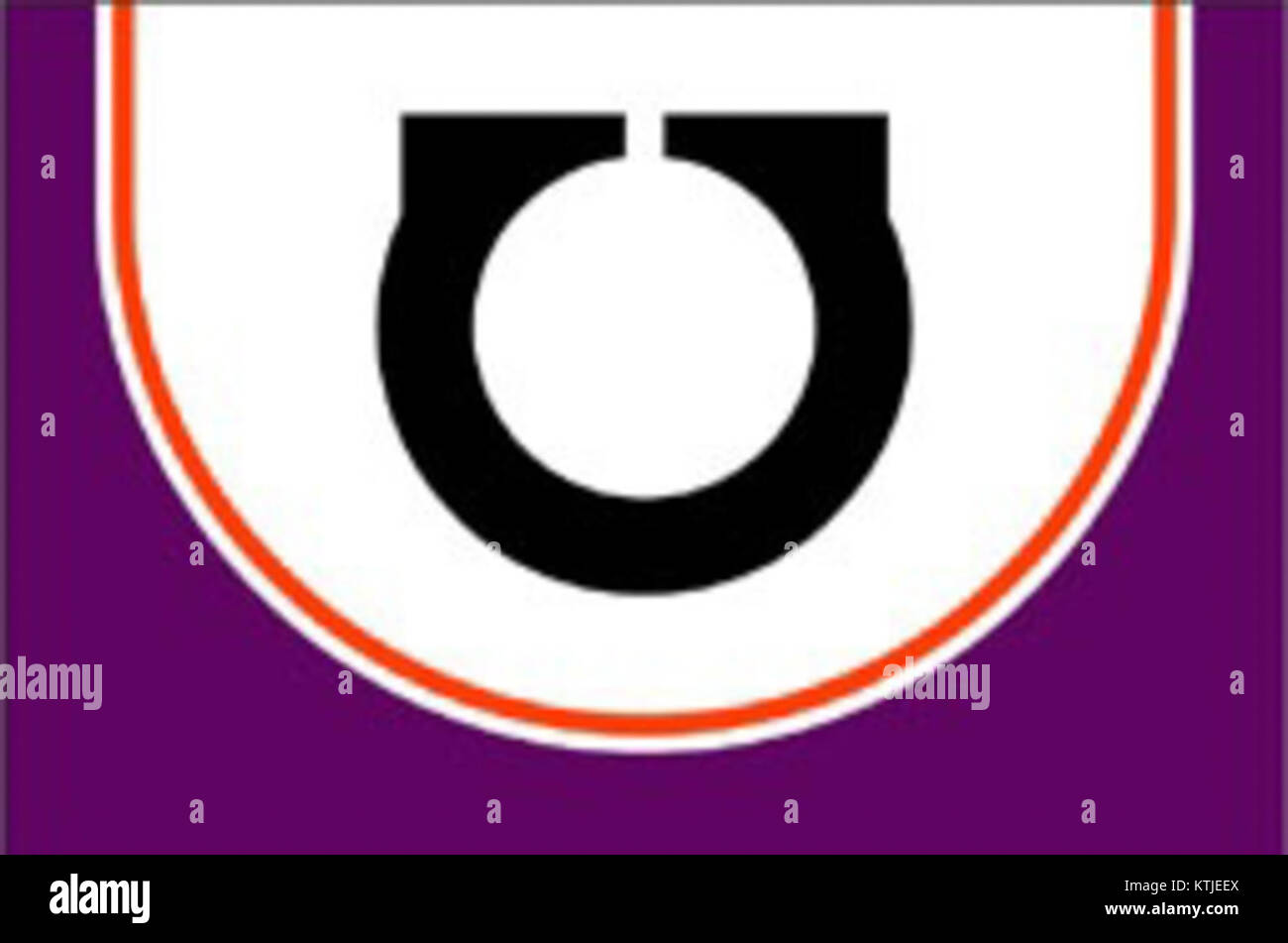 Flag of Bibai Hokkaido Stock Photo - Alamy