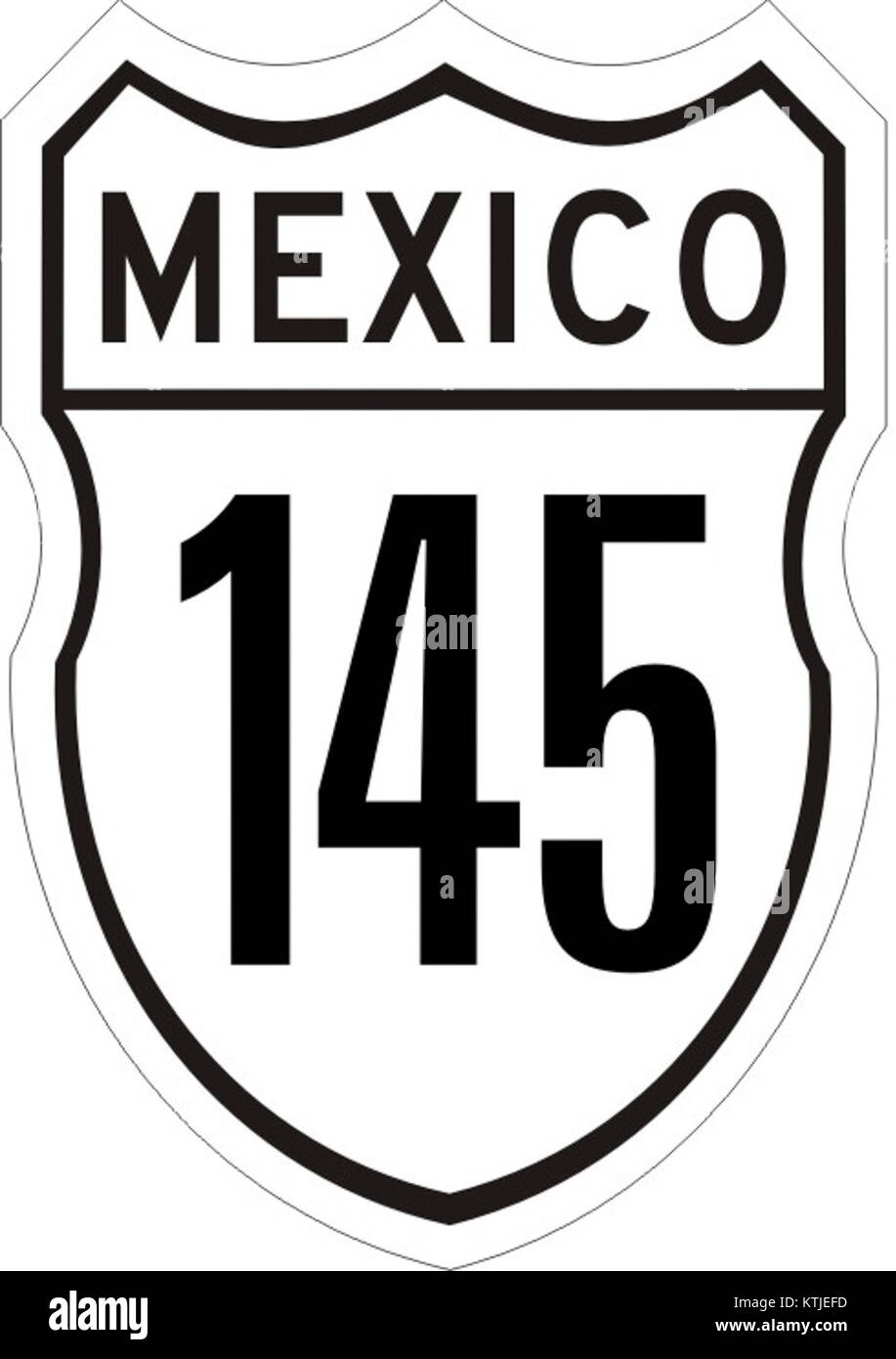 Federal Road Number Sign 145 is a traffic sign used in the United ...
