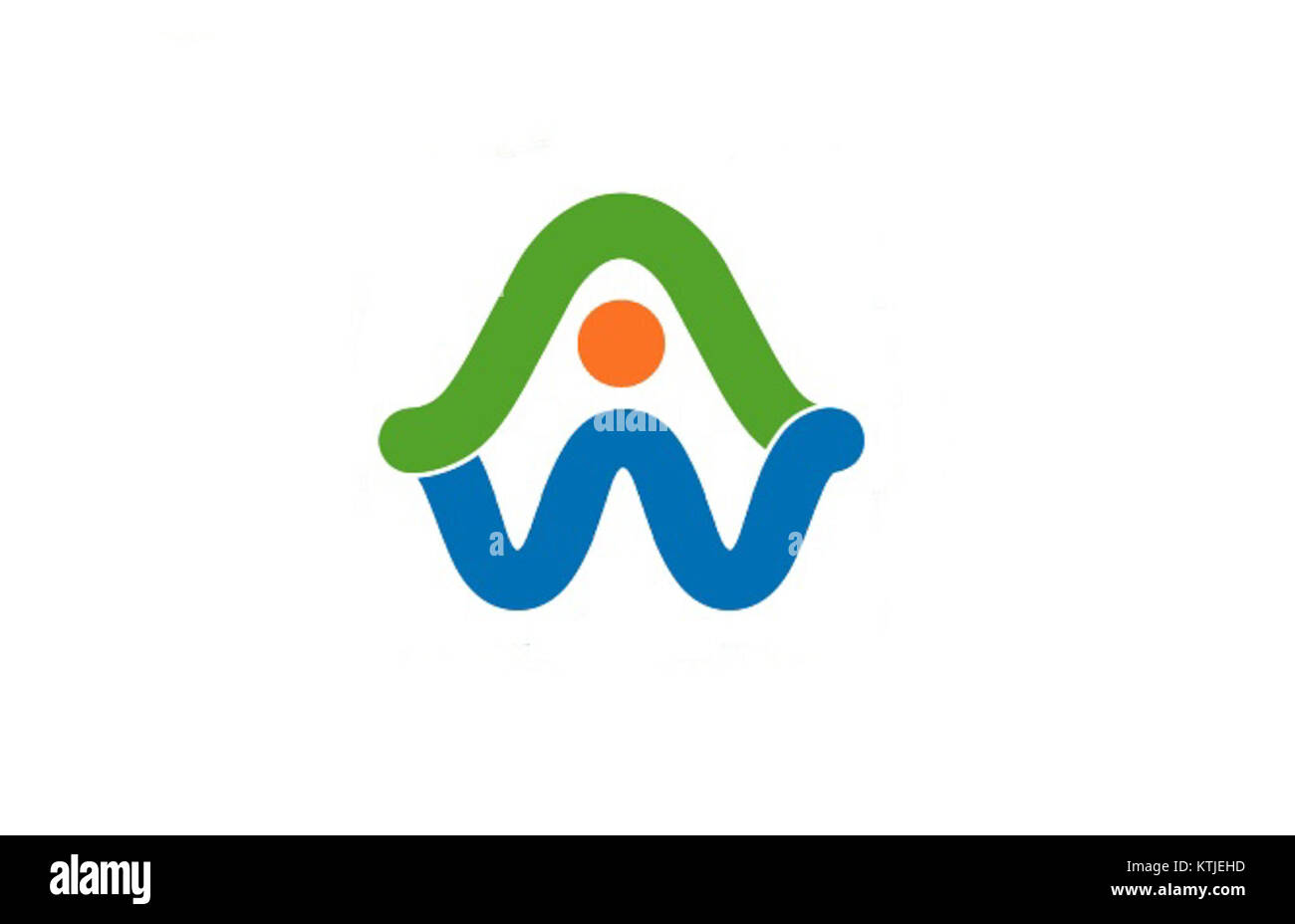 The flag of Awa Tokushima, a region in Japan, features distinct colors ...