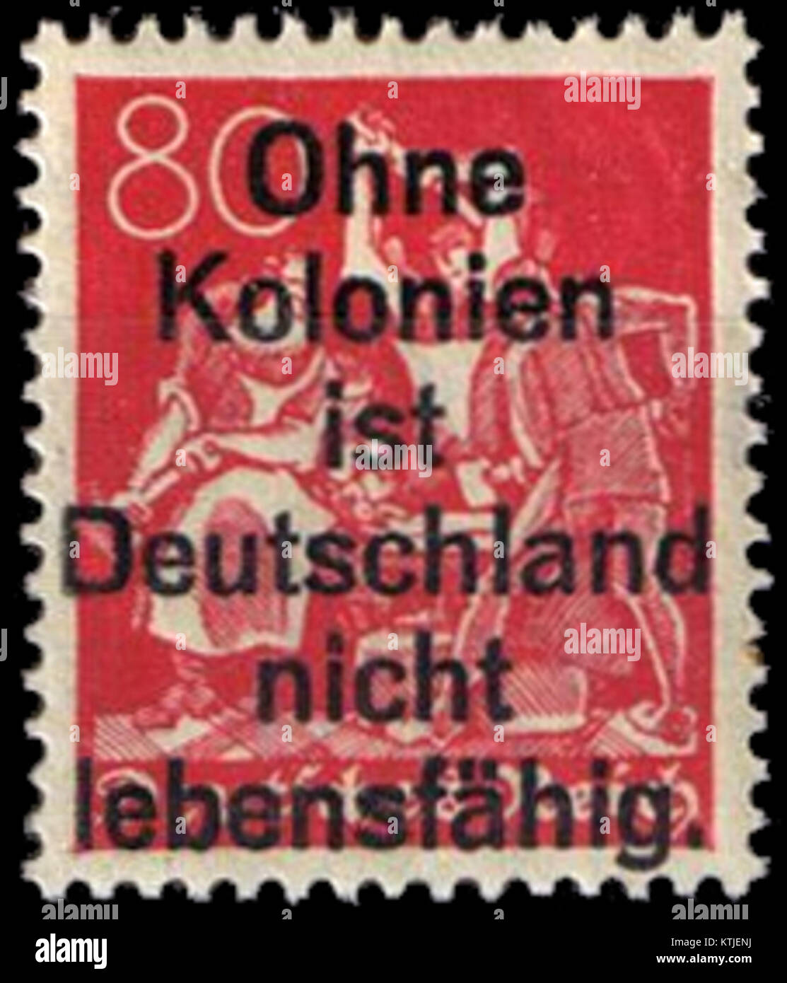 The Germany 80pf stamp from 1921, Scott catalog number 145, is a rare ...