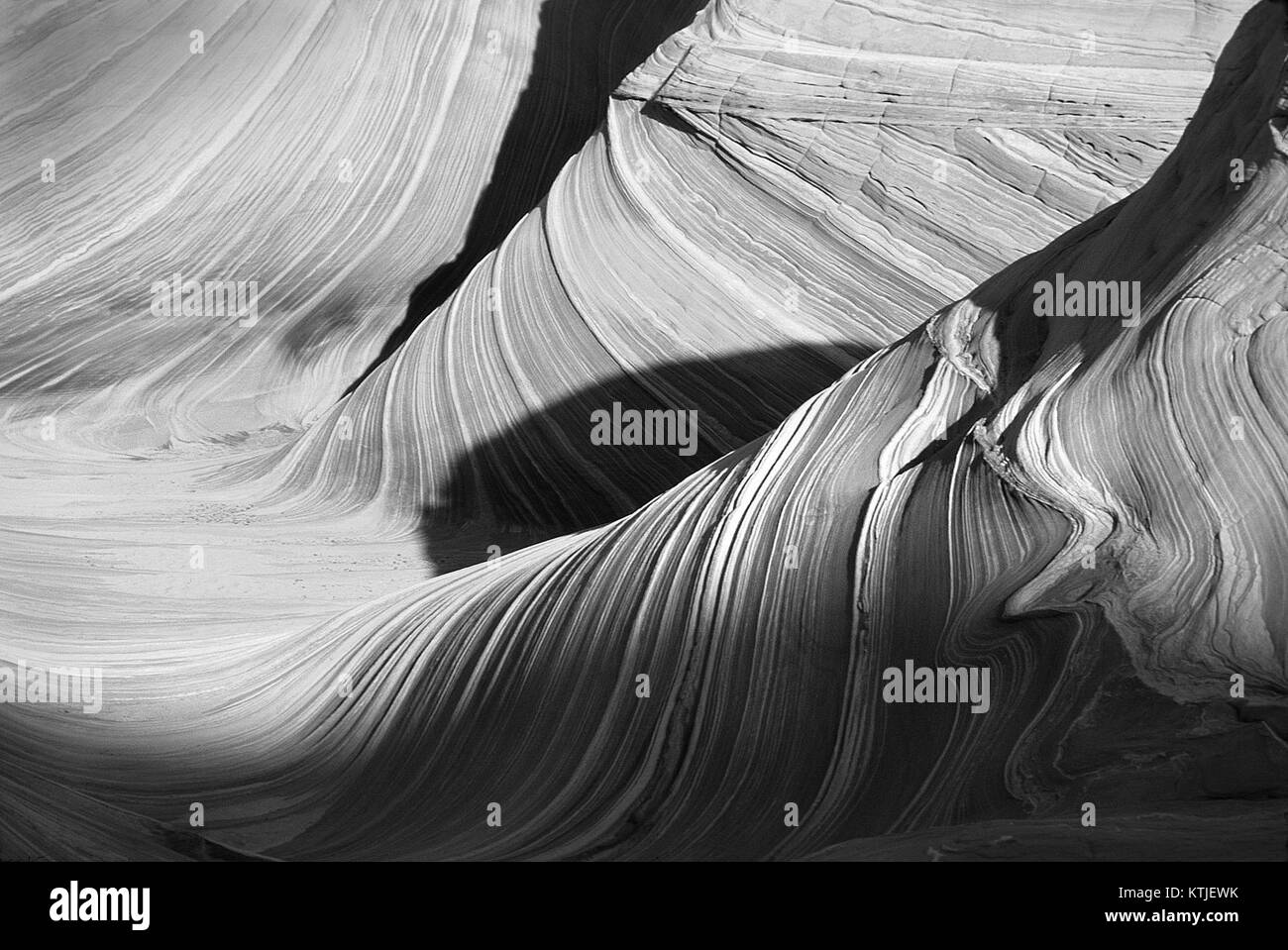 View arid undulating terrain Black and White Stock Photos & Images - Alamy