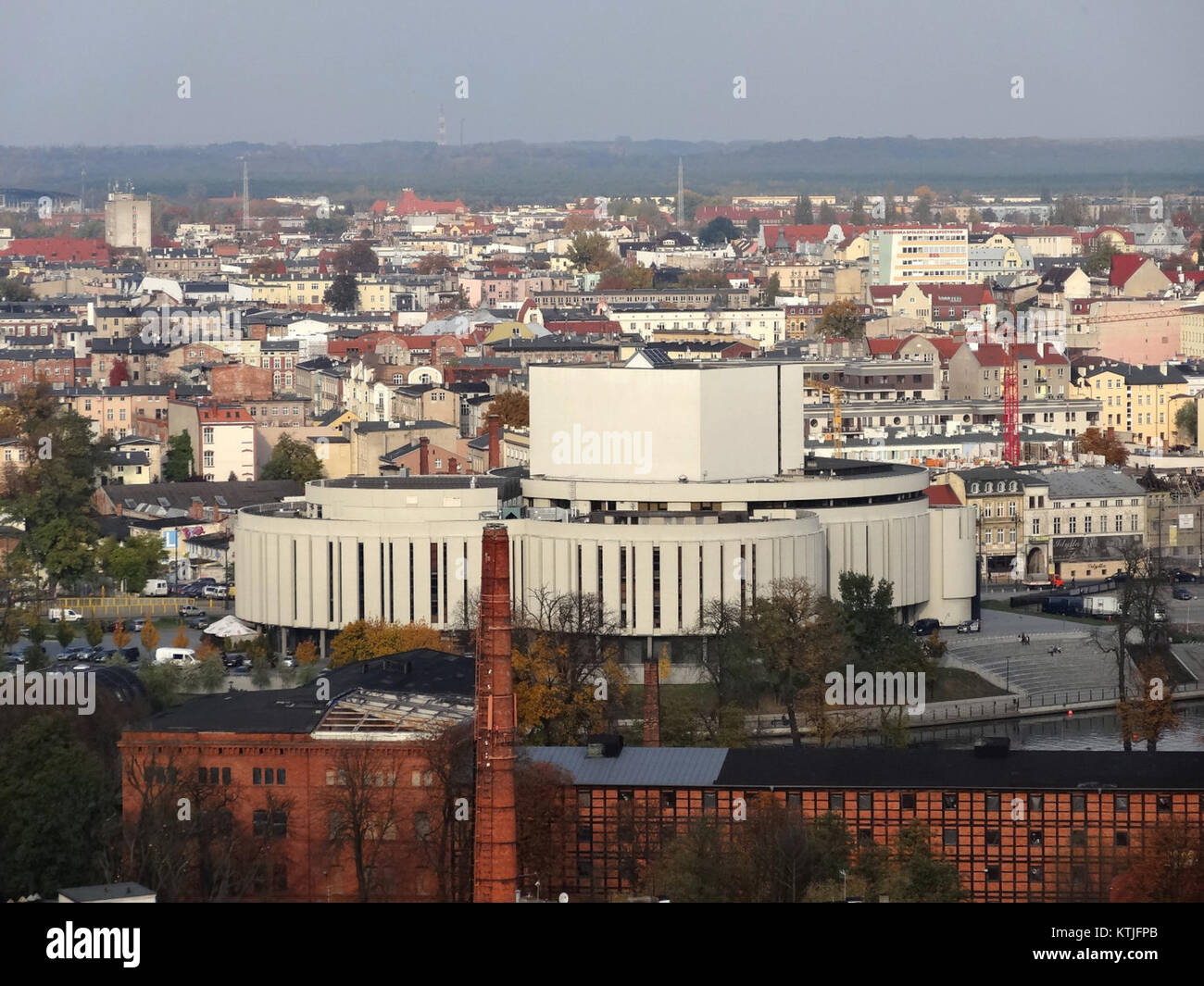 This image features a view of the Opera Nova building in Bydgoszcz ...