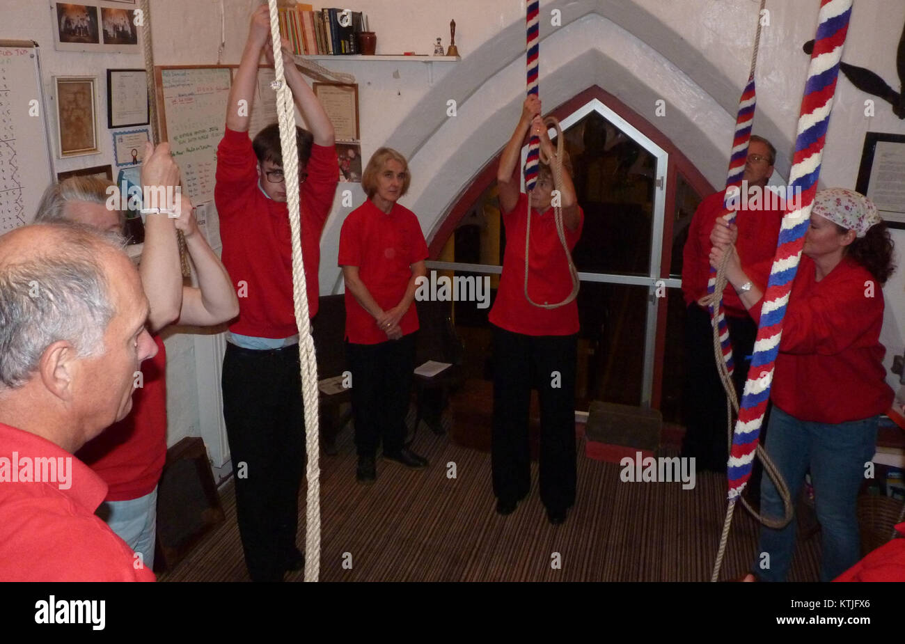 The bell ringers at St James are part of the church's tradition ...