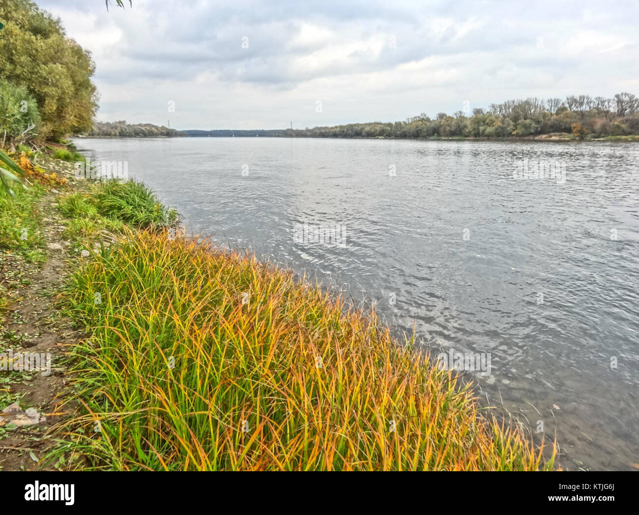 The Wisla Brdyujscie Bridge, located in Poland, was photographed on ...