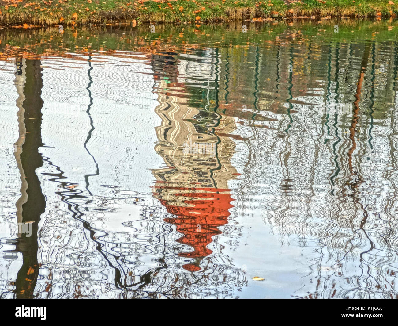 The image captures a scene in Bdg Planty, a park located in Bydgoszcz ...