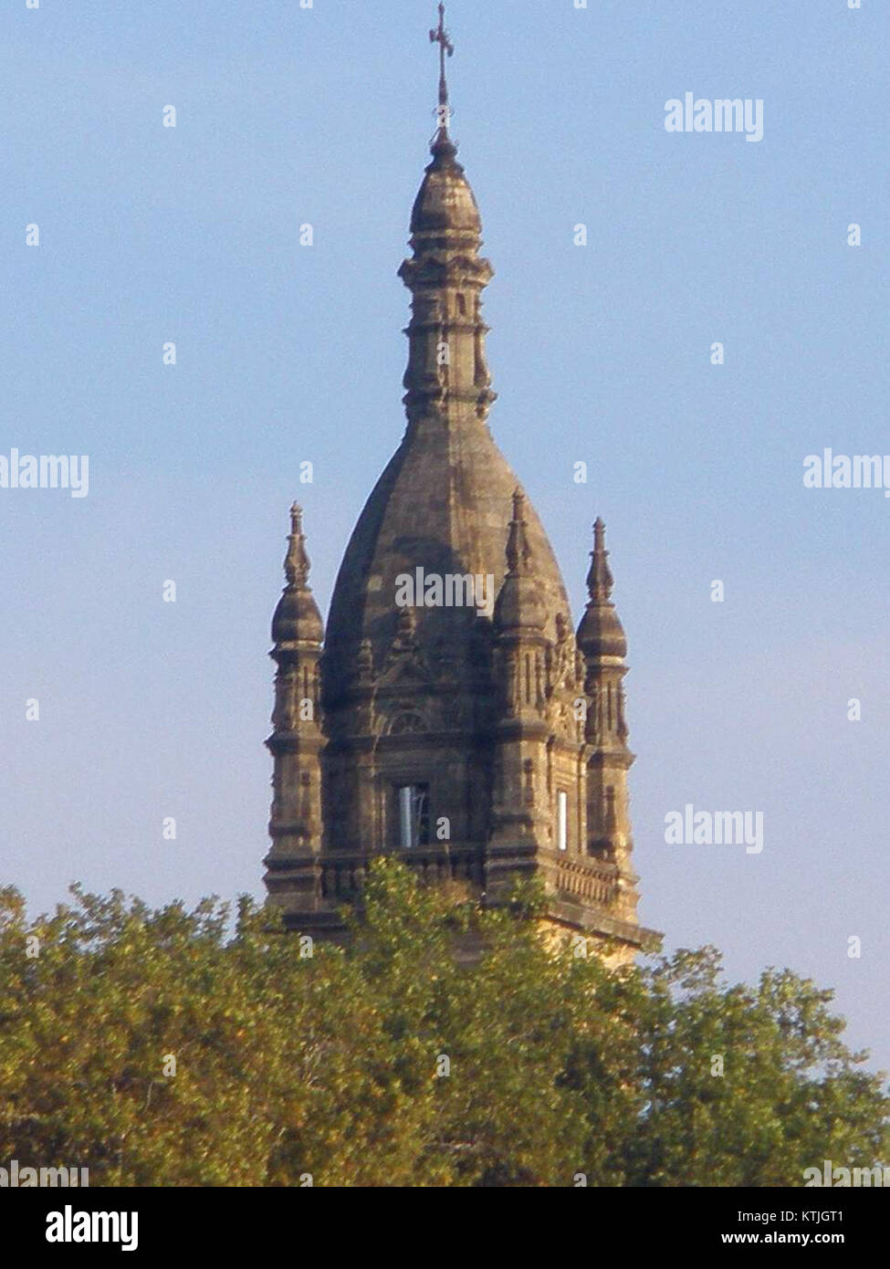 The Iglesia de Santo Domingo de Guzman in Berango, Spain, is a ...