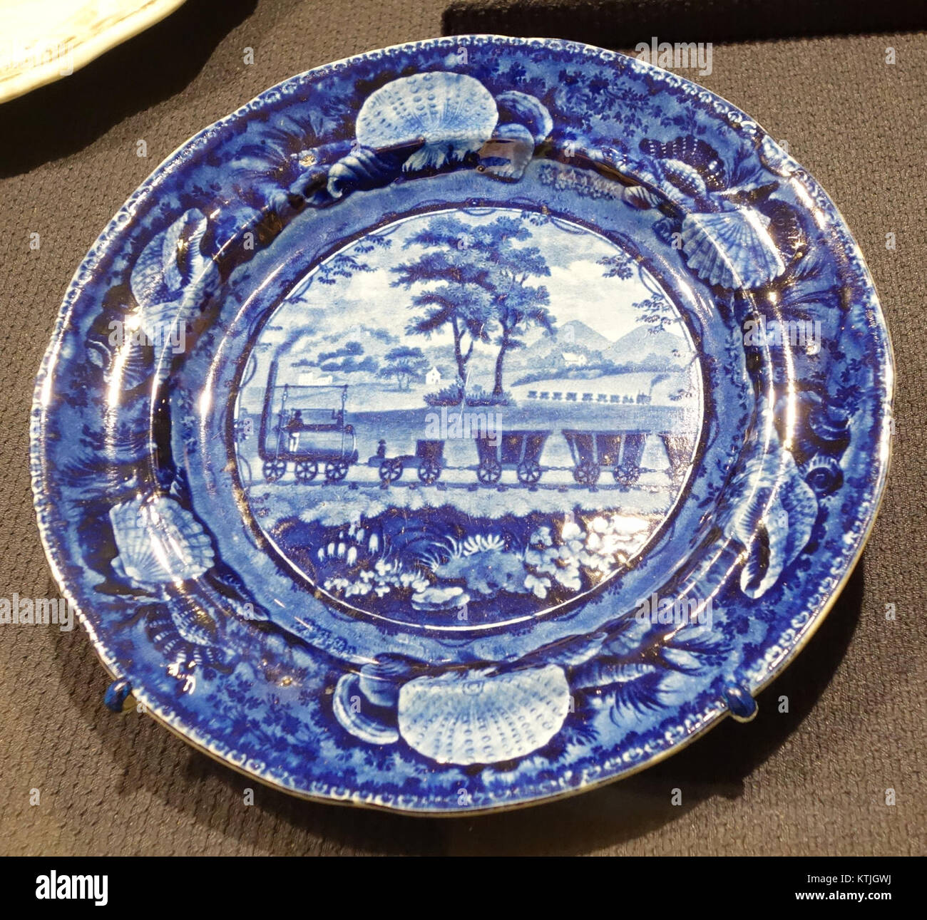 Baltimore & Ohio Railroad (plate), Enoch Wood & Sons, Burslem, England ...