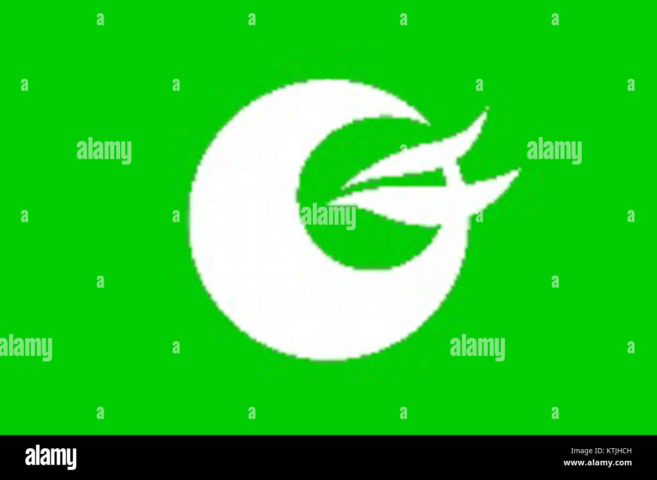 Flag of Chikuhoku Nagano Stock Photo - Alamy