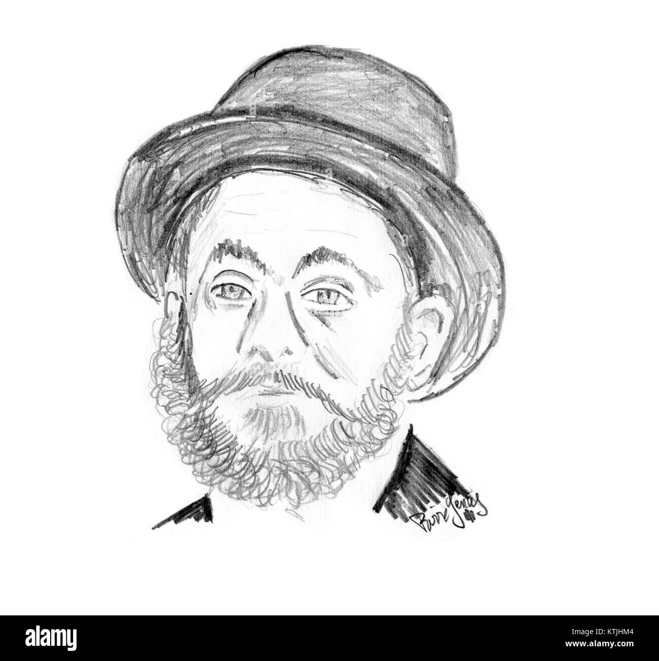 This portrait of Auguste Perret captures the French architect known for ...