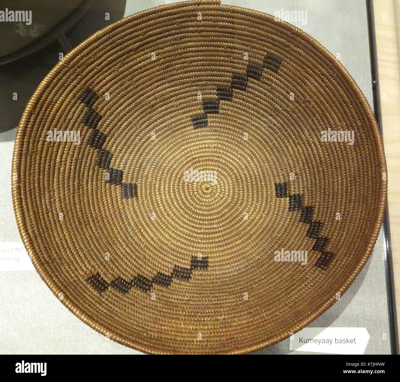 The Kumeyaay basket, housed at the Oakland Museum of California ...