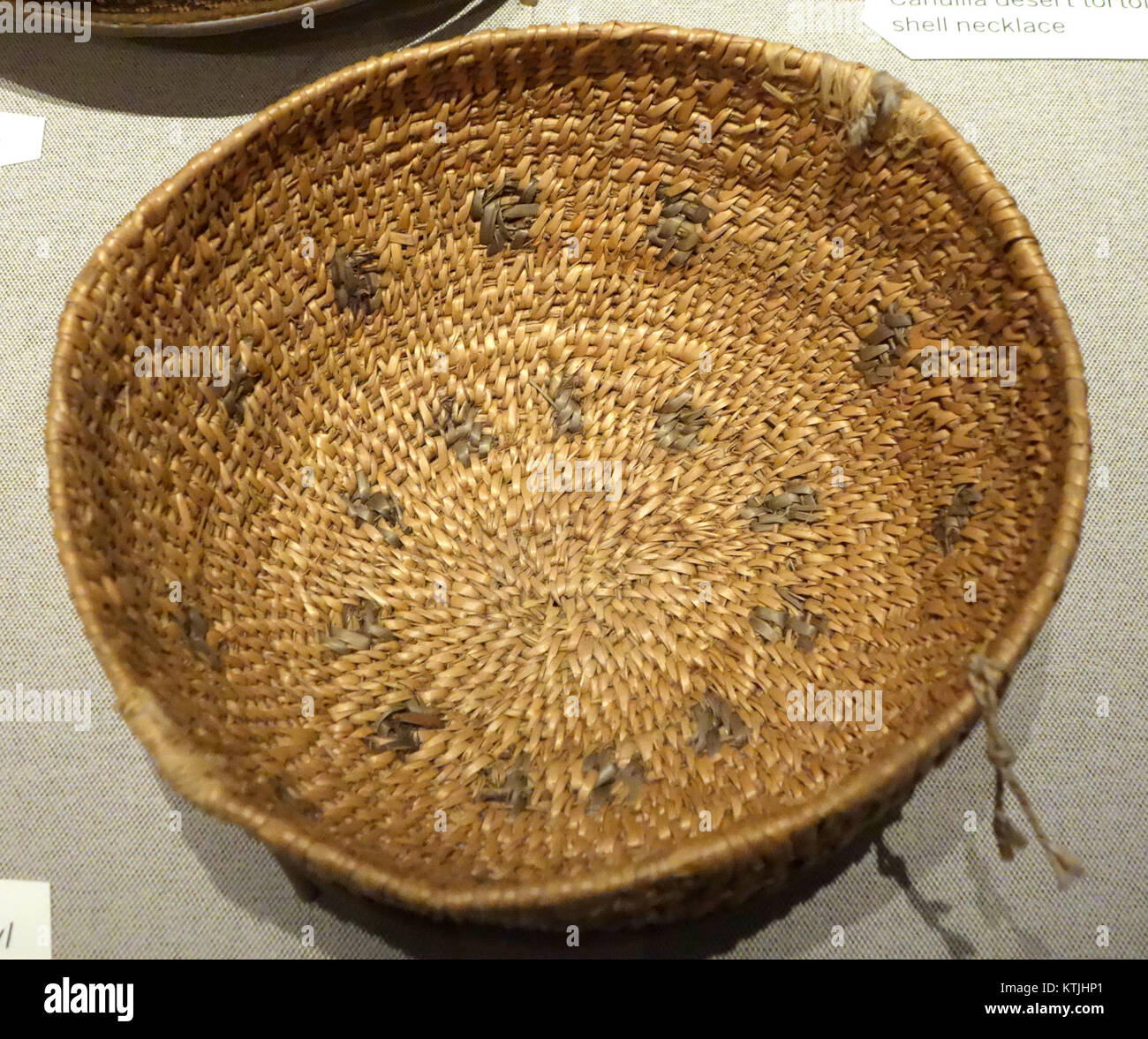 This basket bowl, created by the Western Shoshone, is part of the ...