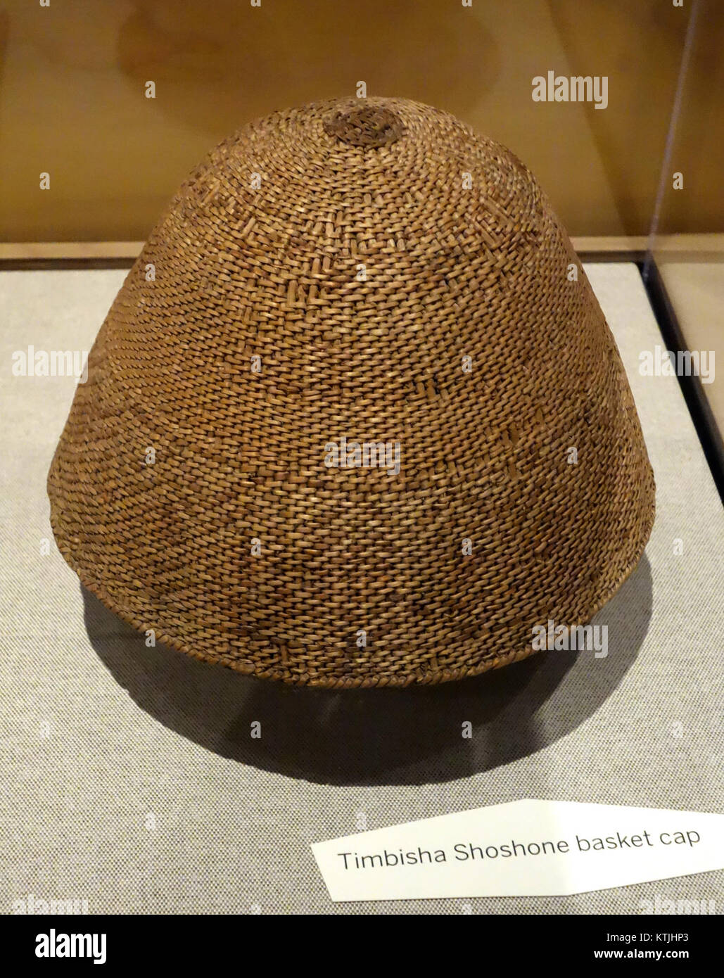 This basket cap from the Timbisha Shoshone tribe is part of the ...
