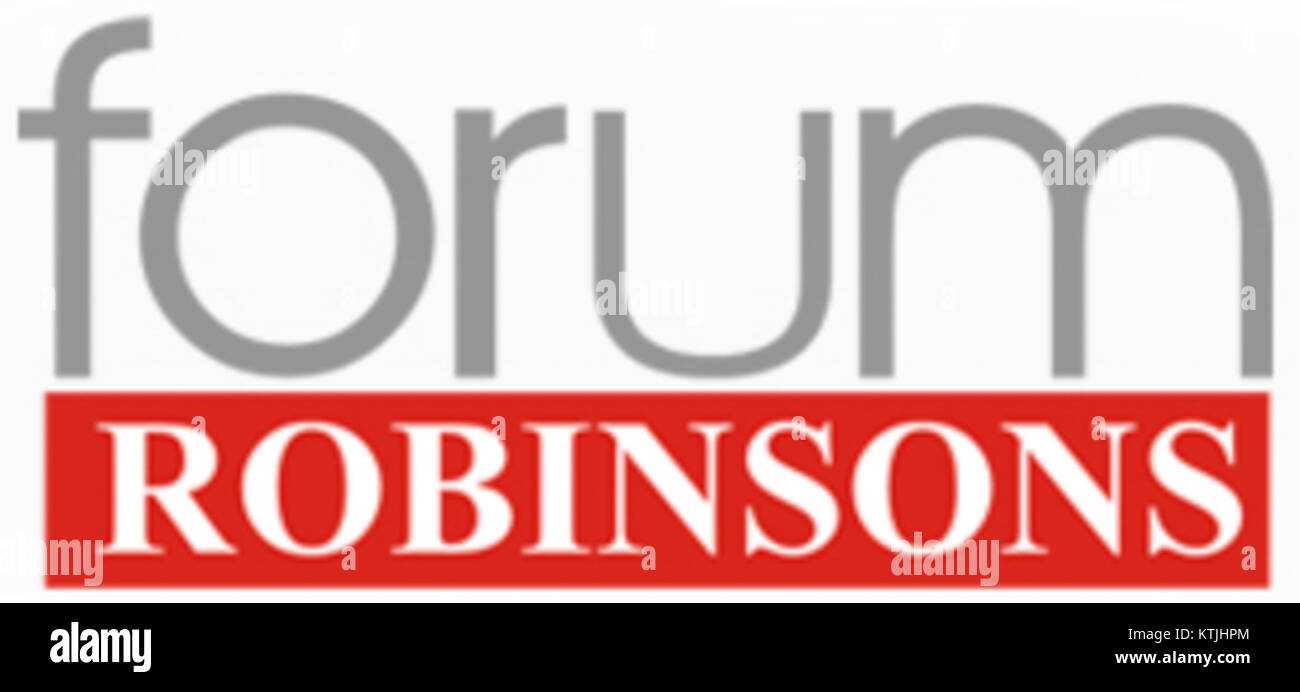 The Forum Robinsons logo represents the branding of Forum Robinsons, a ...