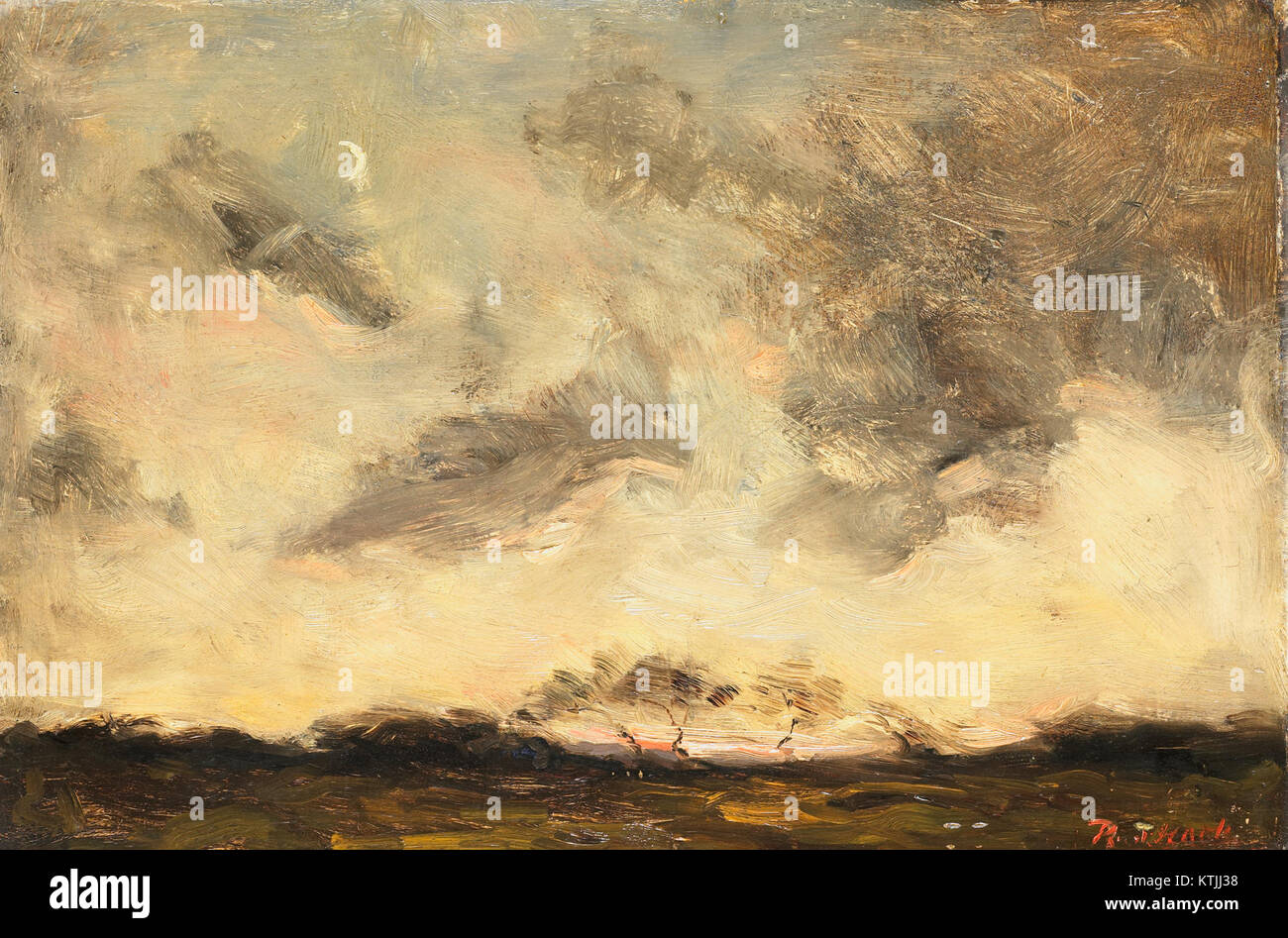 Avondzon, a painting housed at the Rijksmuseum, is renowned for its ...