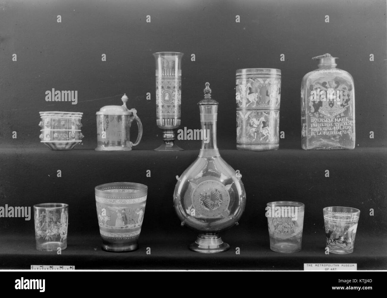 A beaker, part of the Metropolitan Museum of Art collection, showcases ...