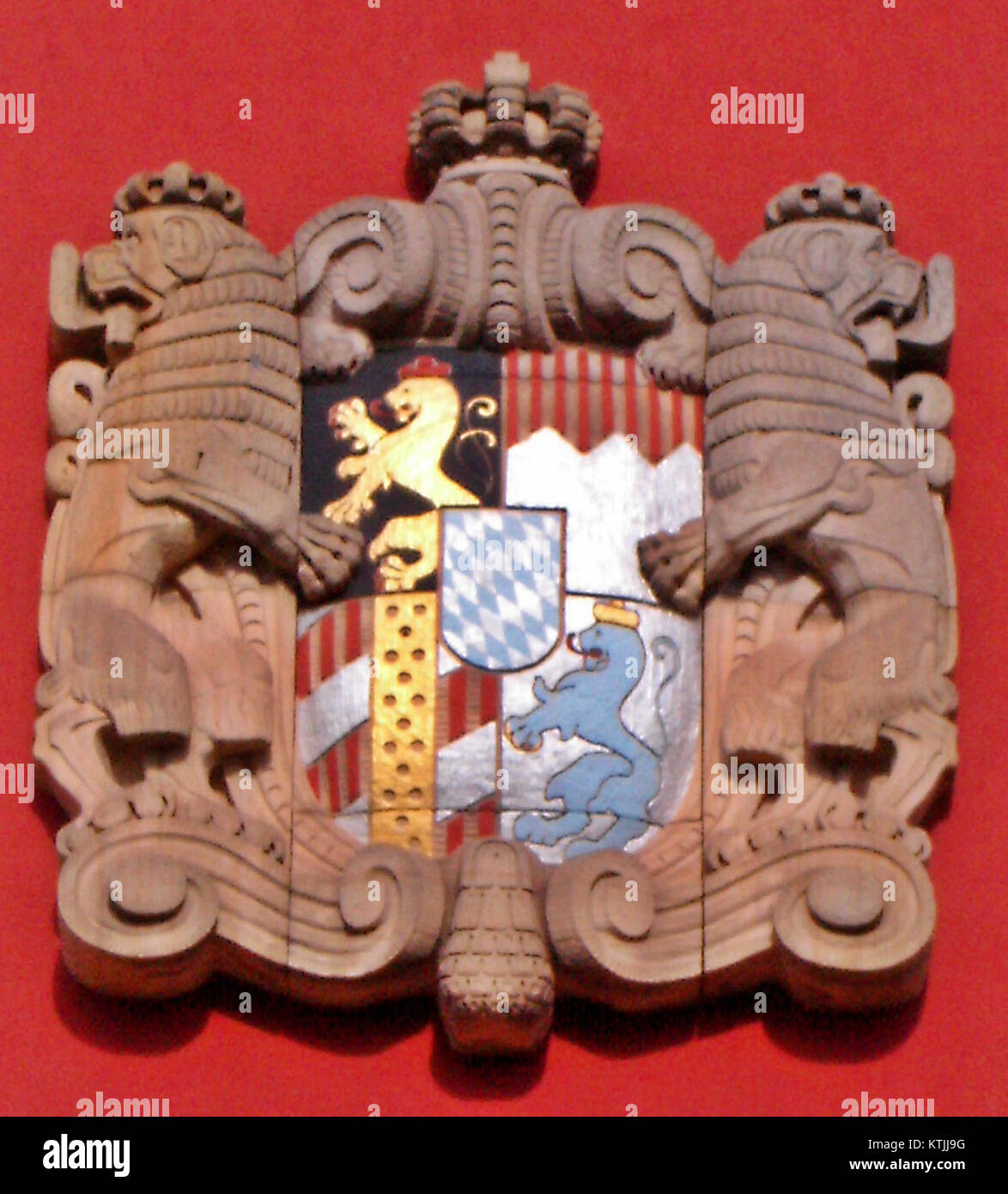 The Bayern Jugendstilwappen is a historic emblem from the Jugendstil ...