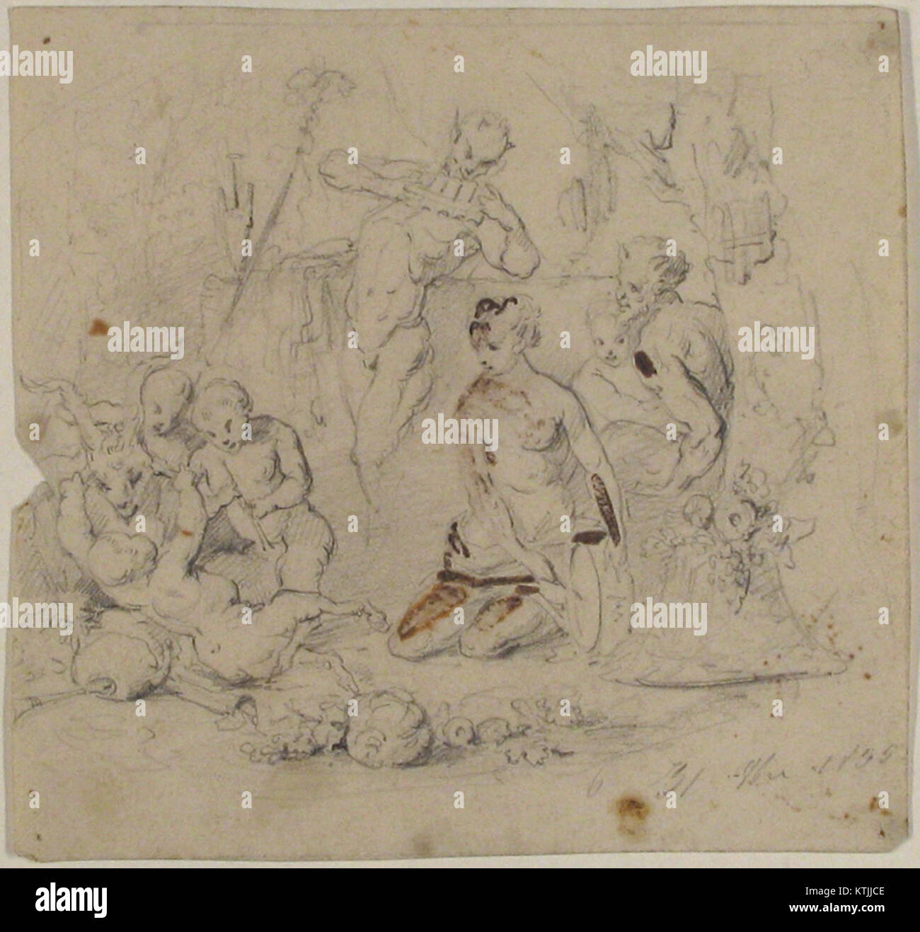 The Bacchanal is a classical artwork representing Bacchus, the Roman ...