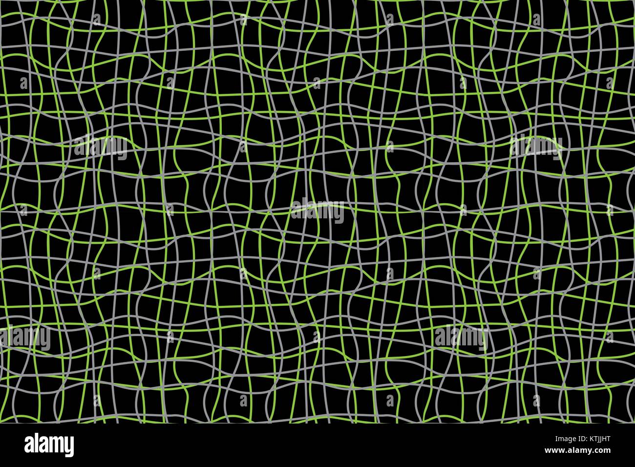 Abstract confusing lines dark seamless pattern. Vector illustration ...