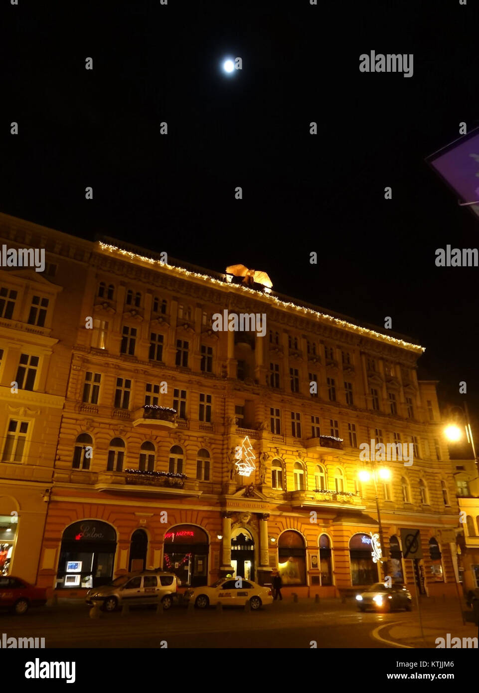 This image depicts the Hotel Pod Orlem, a historic building located in ...