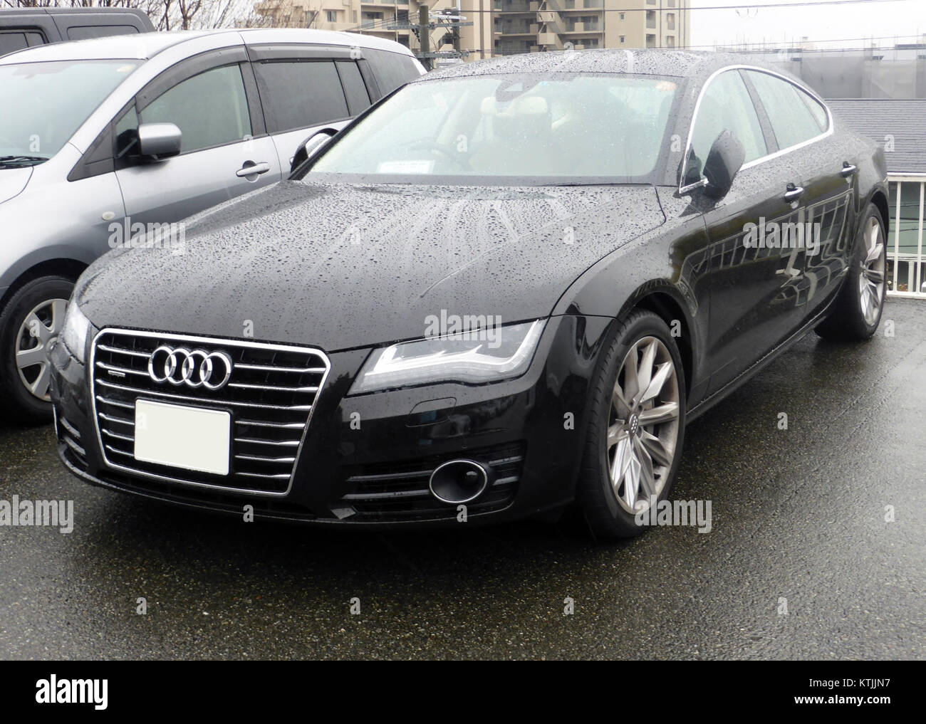 Audi A7 3.0T quattro front Stock Photo - Alamy