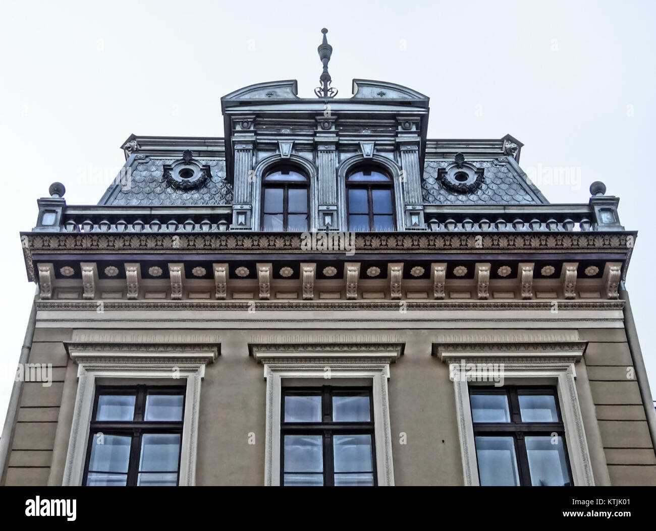 Photograph of a street scene on Dluga Street in Bydgoszcz, Poland ...