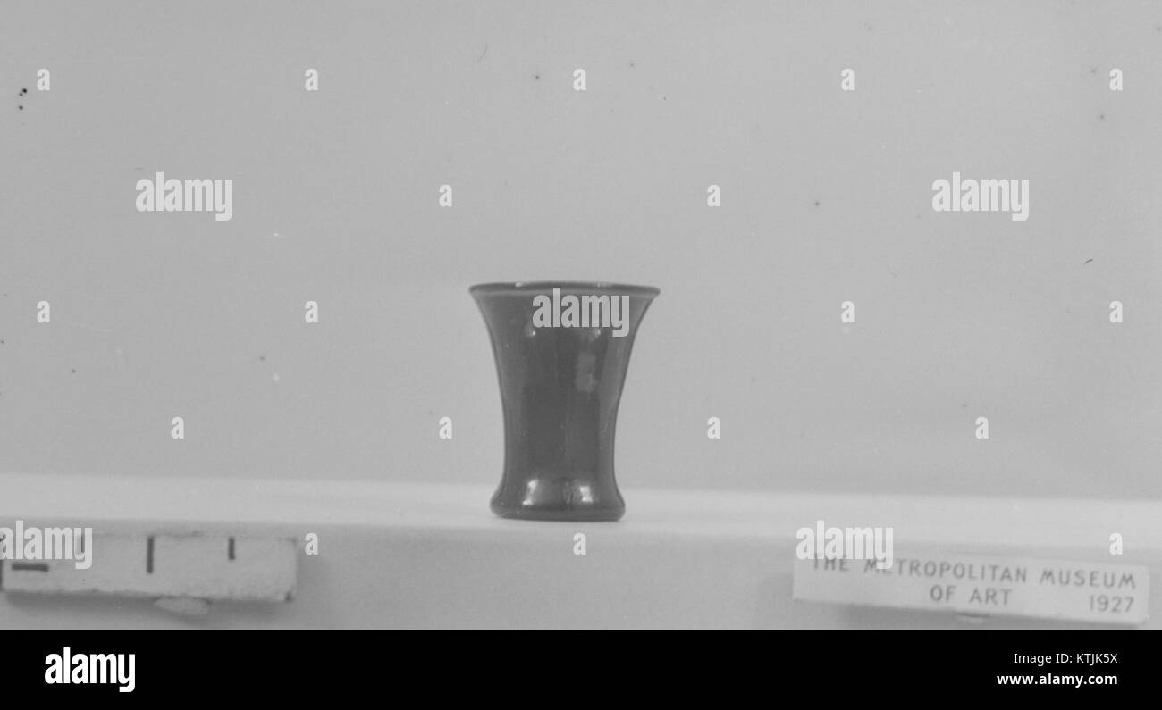 A historical beaker from the Metropolitan Museum of Art collection ...