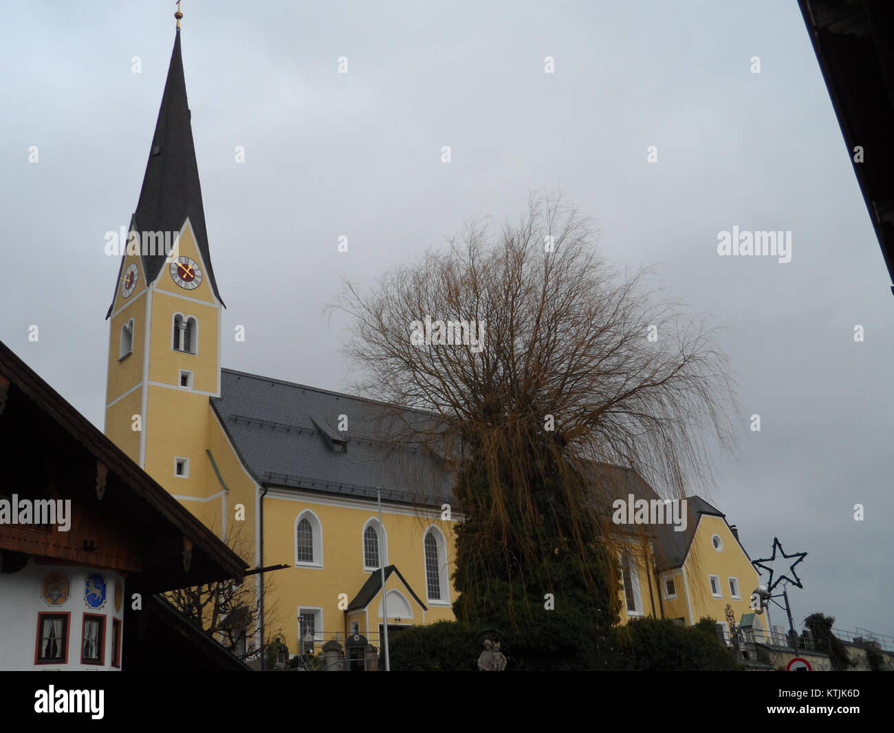 Bernau am Chiemsee's Katholische Pfarrkirche St. Laurentius is a ...