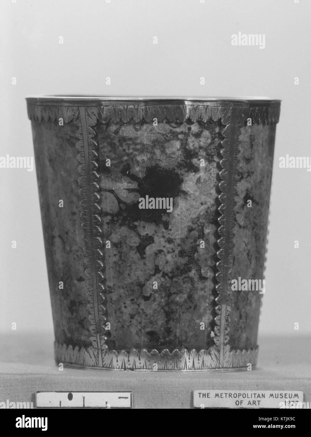 This beaker, part of the collection at the Metropolitan Museum of Art ...