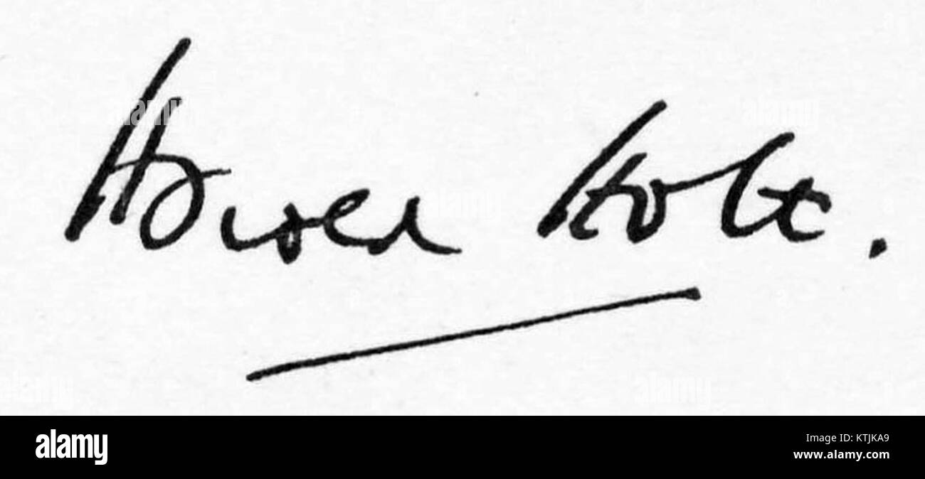 Harold Holt signature Stock Photo - Alamy