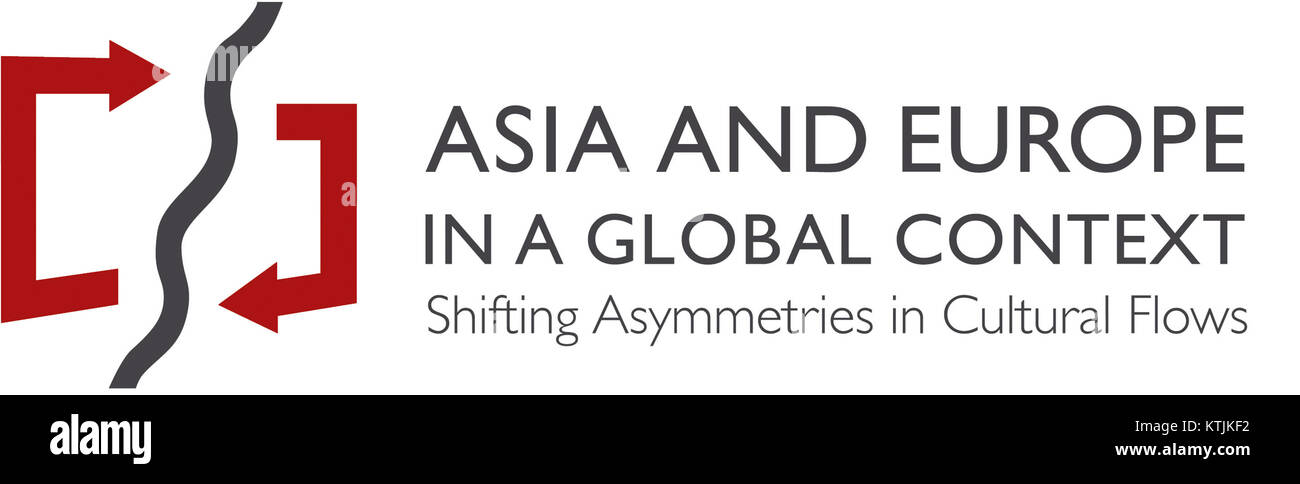 Cluster Asia and Europe logo 3 lines rgb Stock Photo - Alamy