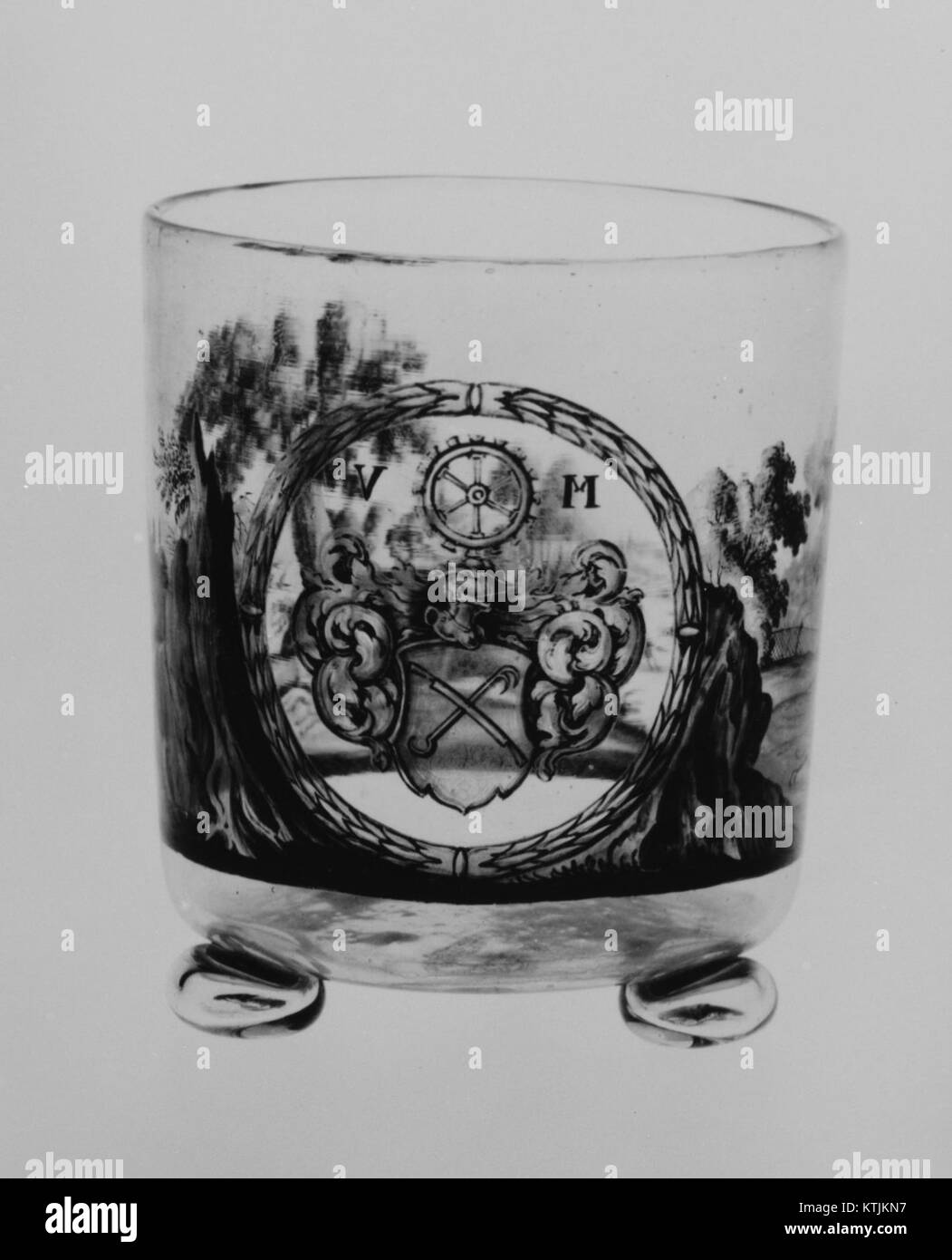 Antique drinking vessel Black and White Stock Photos & Images - Alamy