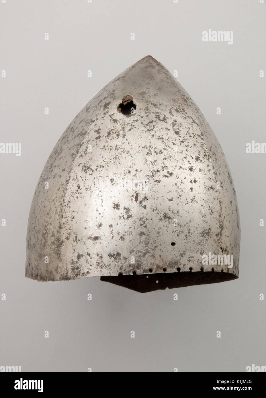 The Bascinet, displayed in the Metropolitan Museum of Art, is a medieval helmet known for its ...