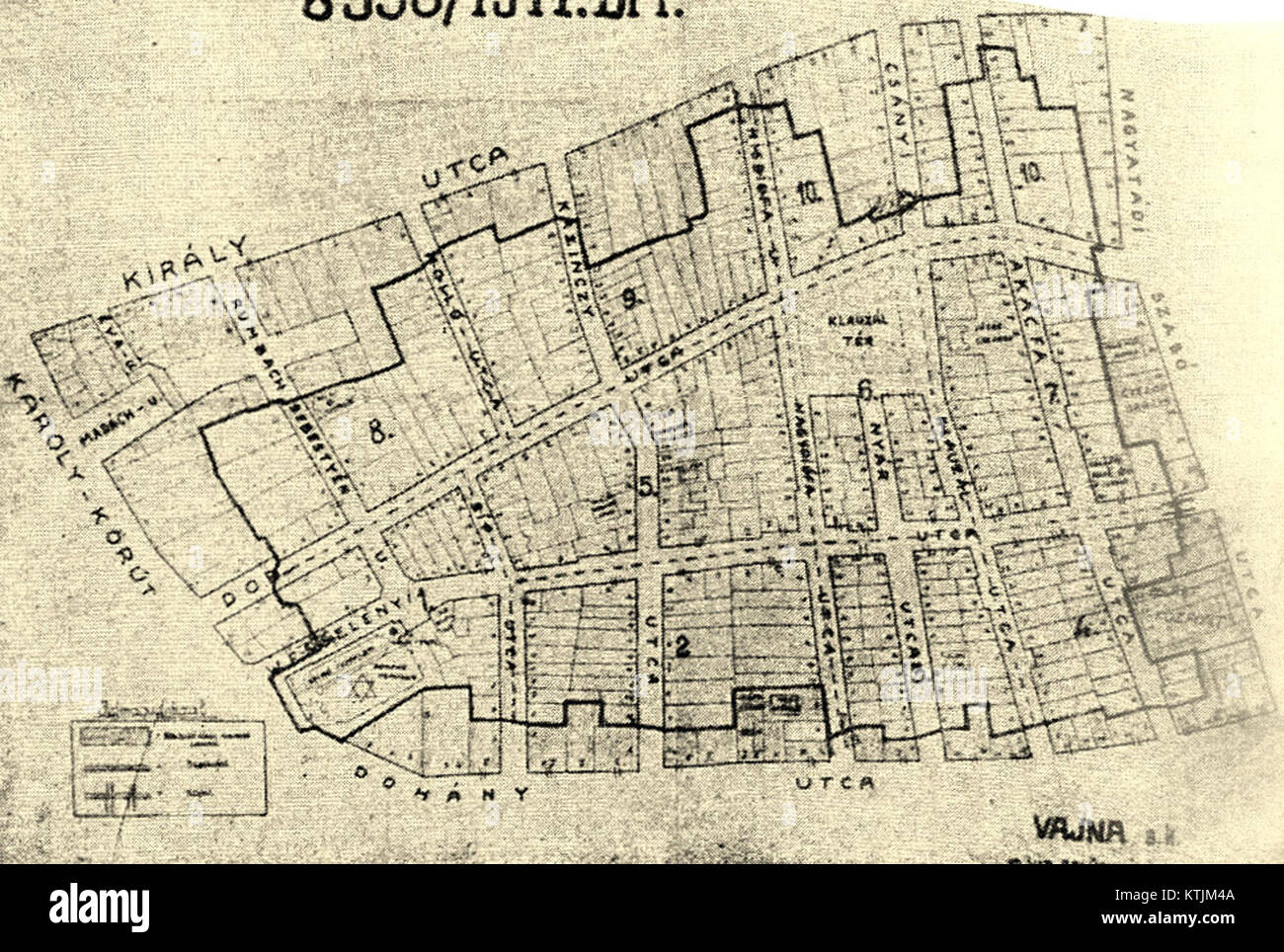 The Bp Ghetto Map provides a historical representation of the layout ...