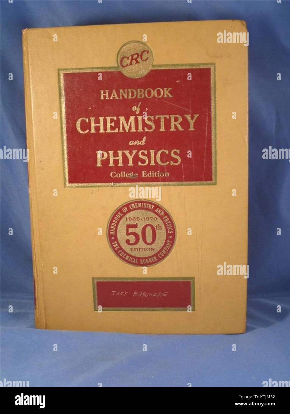 The CRC Handbook of Chemistry and Physics, 50th edition, is a ...